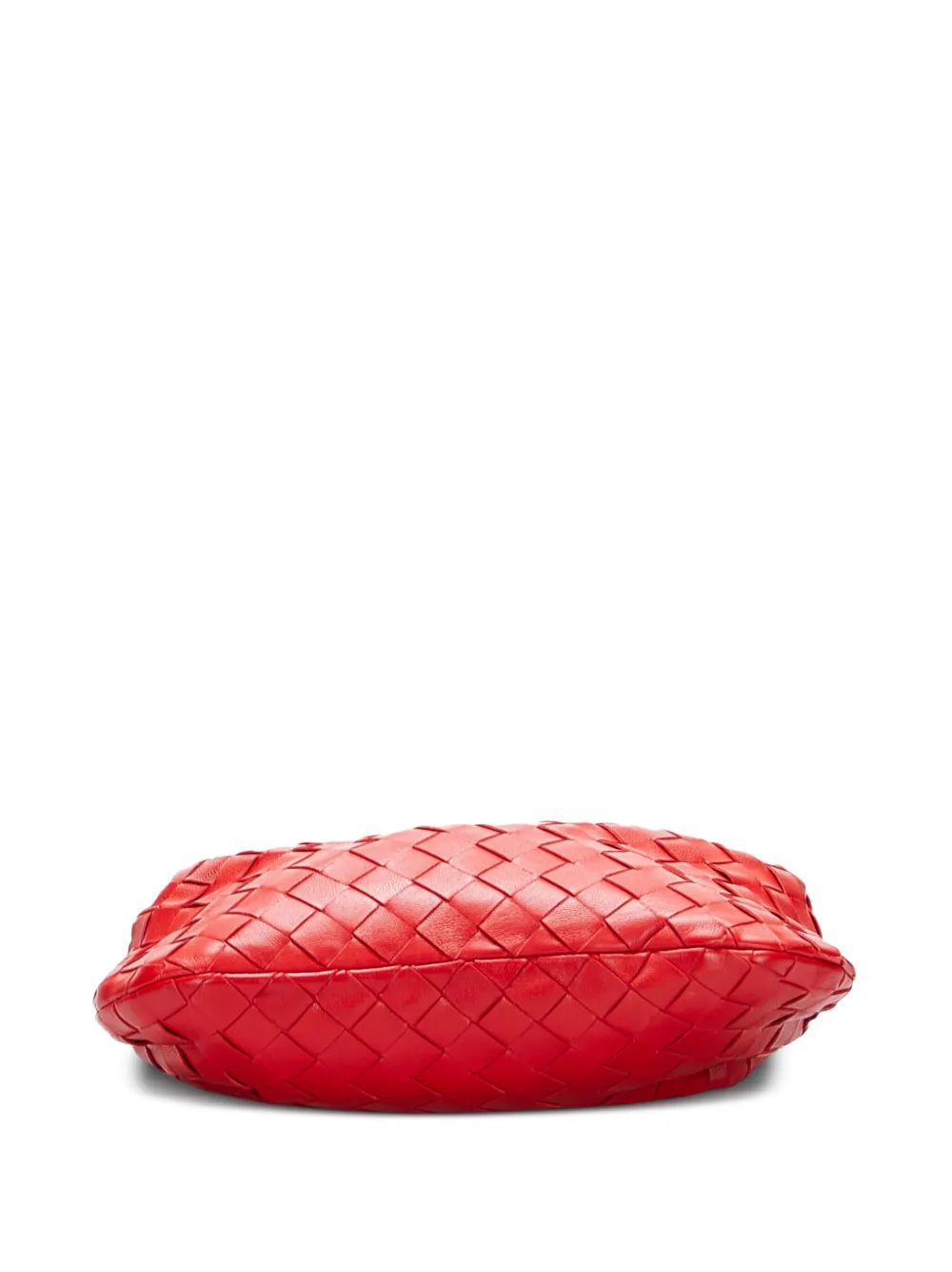 Pre-owned Bottega Veneta Mini Jodie Intrecciato Tote Bag In Red | ModeSens