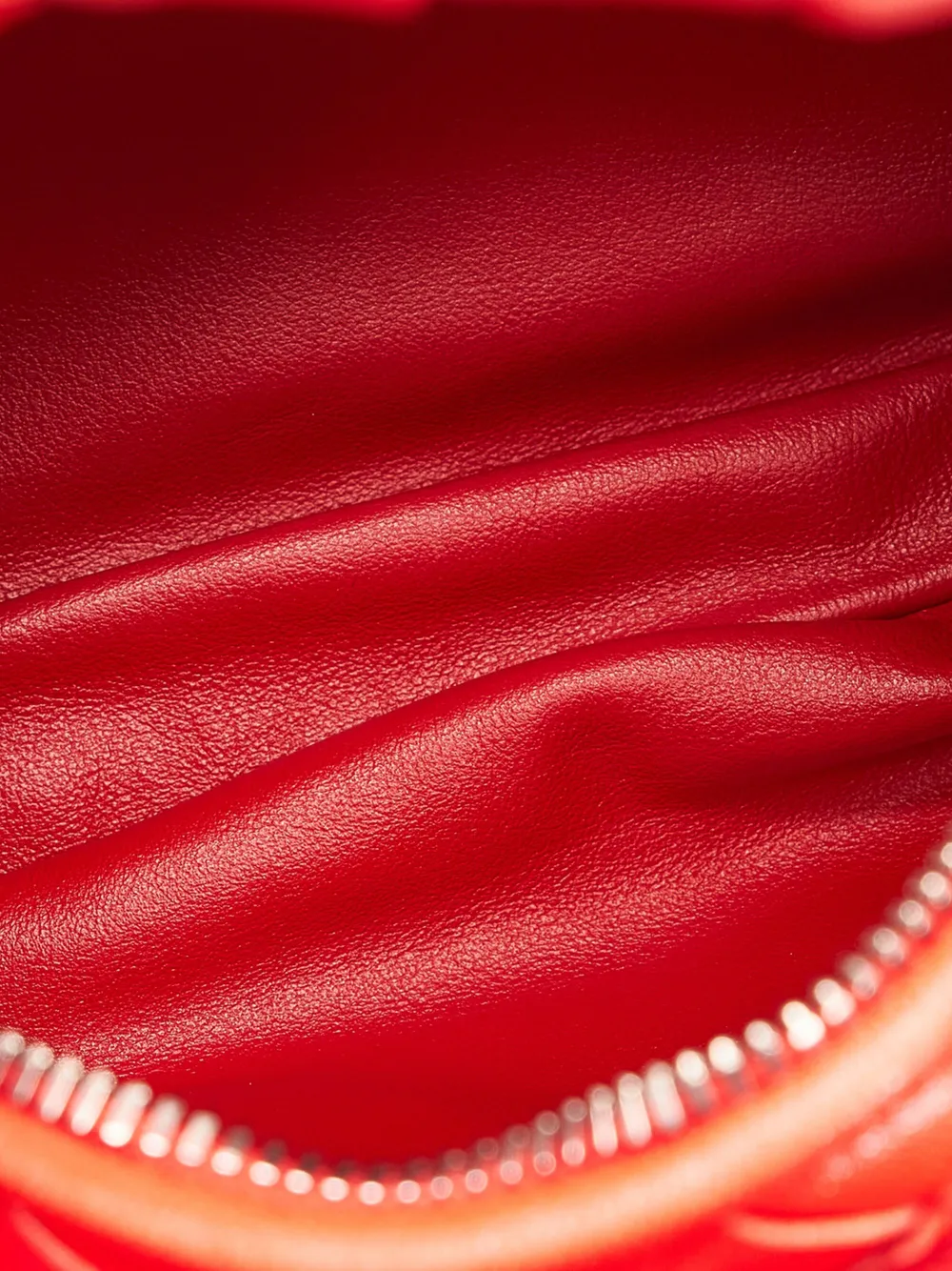 Pre-owned Bottega Veneta Mini Jodie Intrecciato Tote Bag In Red | ModeSens