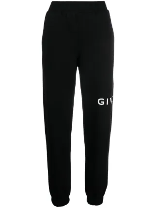 Givenchy logo-print Cotton Track Pants | Black | FARFETCH