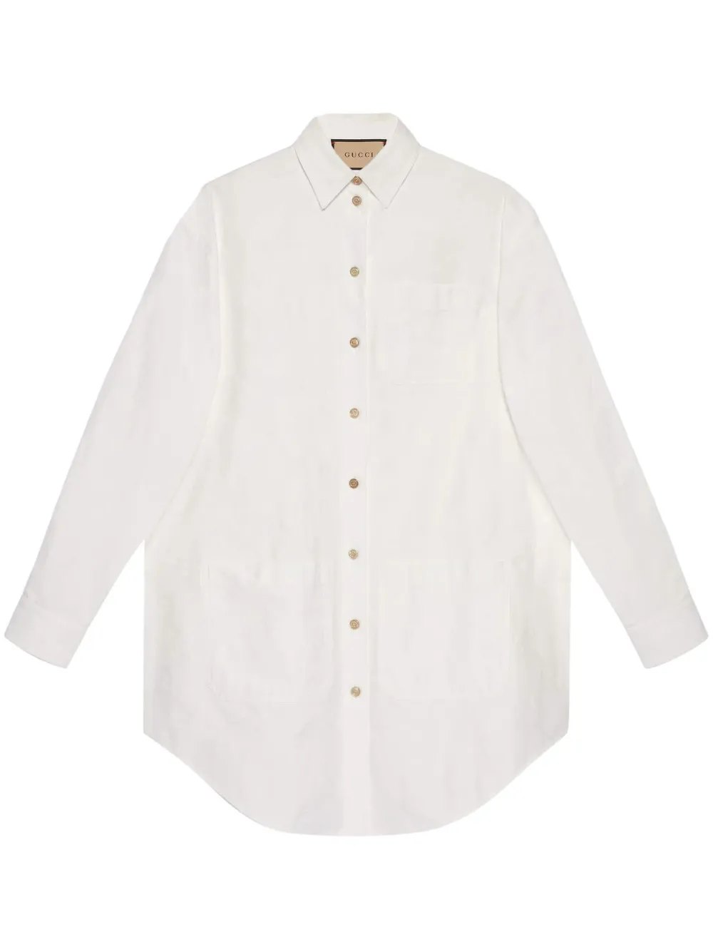 Gucci button-up Cotton Shirt - Farfetch