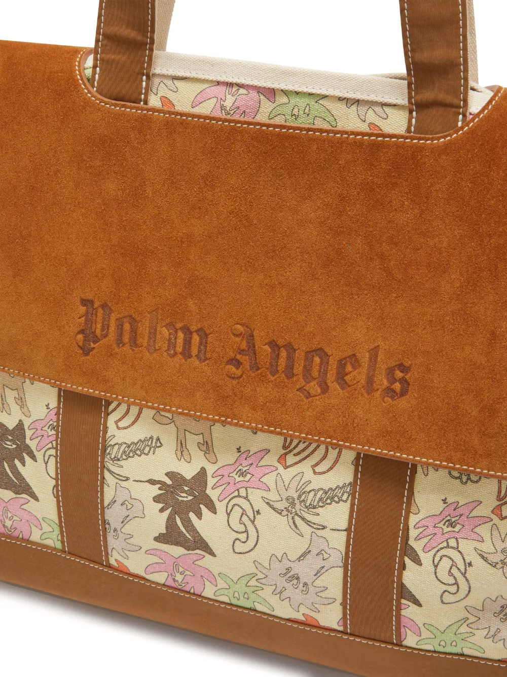 Palm Angels Palmity Printed Canvas Tote Bag - Farfetch