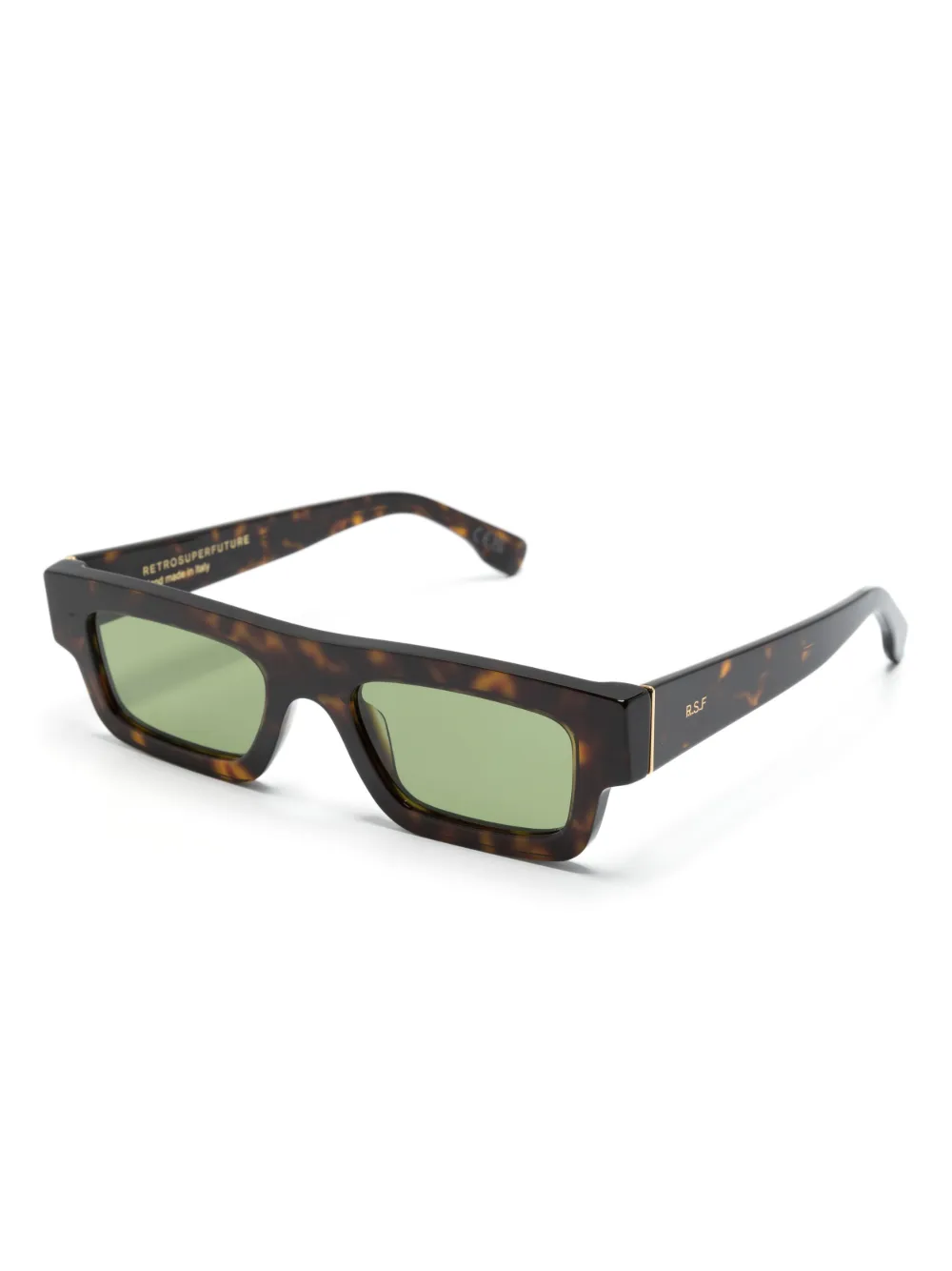 Retrosuperfuture 1968 Havana rectangle-frame Sunglasses - Farfetch