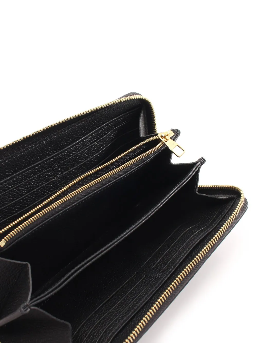 Pre-owned Louis Vuitton 2021-2023 Clémence Wallet In Black | ModeSens