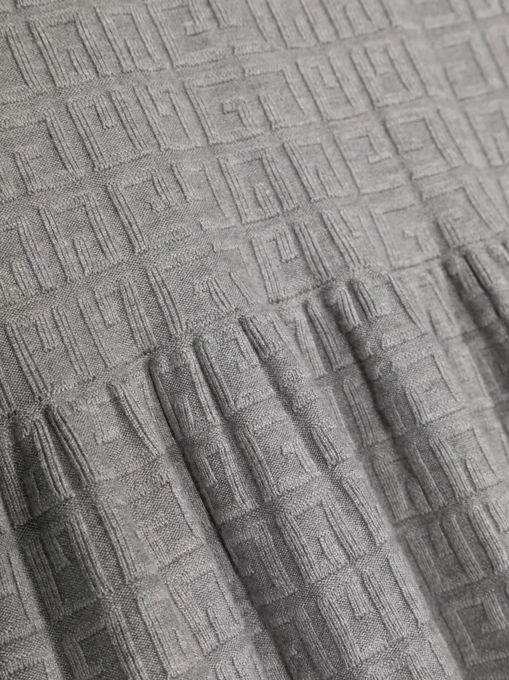 Givenchy Kids 4G-motif Knitted Dress | Grey | FARFETCH