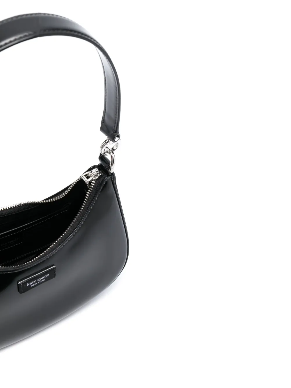Kate Spade Sam Icon Leather Shoulder Bag In Black | ModeSens