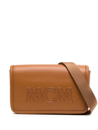 MCM Mochila Tipo Mensajero Aren Mini | Marrón | FARFETCH MX