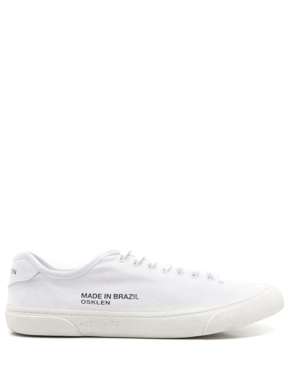 Osklen Lona logo-stamp Sneakers - Farfetch