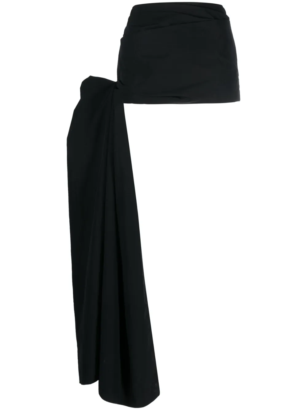 Christopher Esber Bustle Draped Micro Skirt - Farfetch