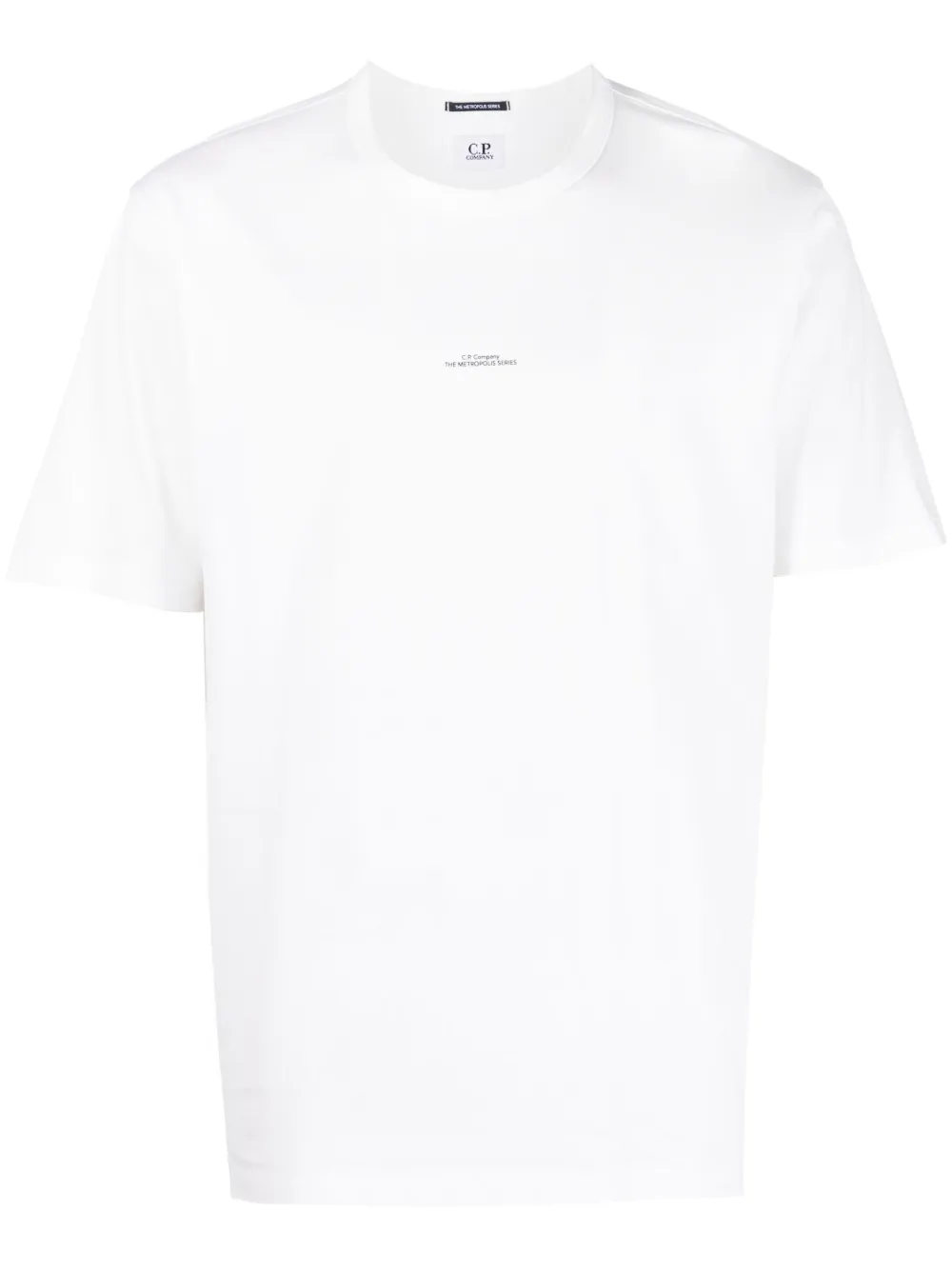 C P Company Logo print Cotton T shirt Farfetch