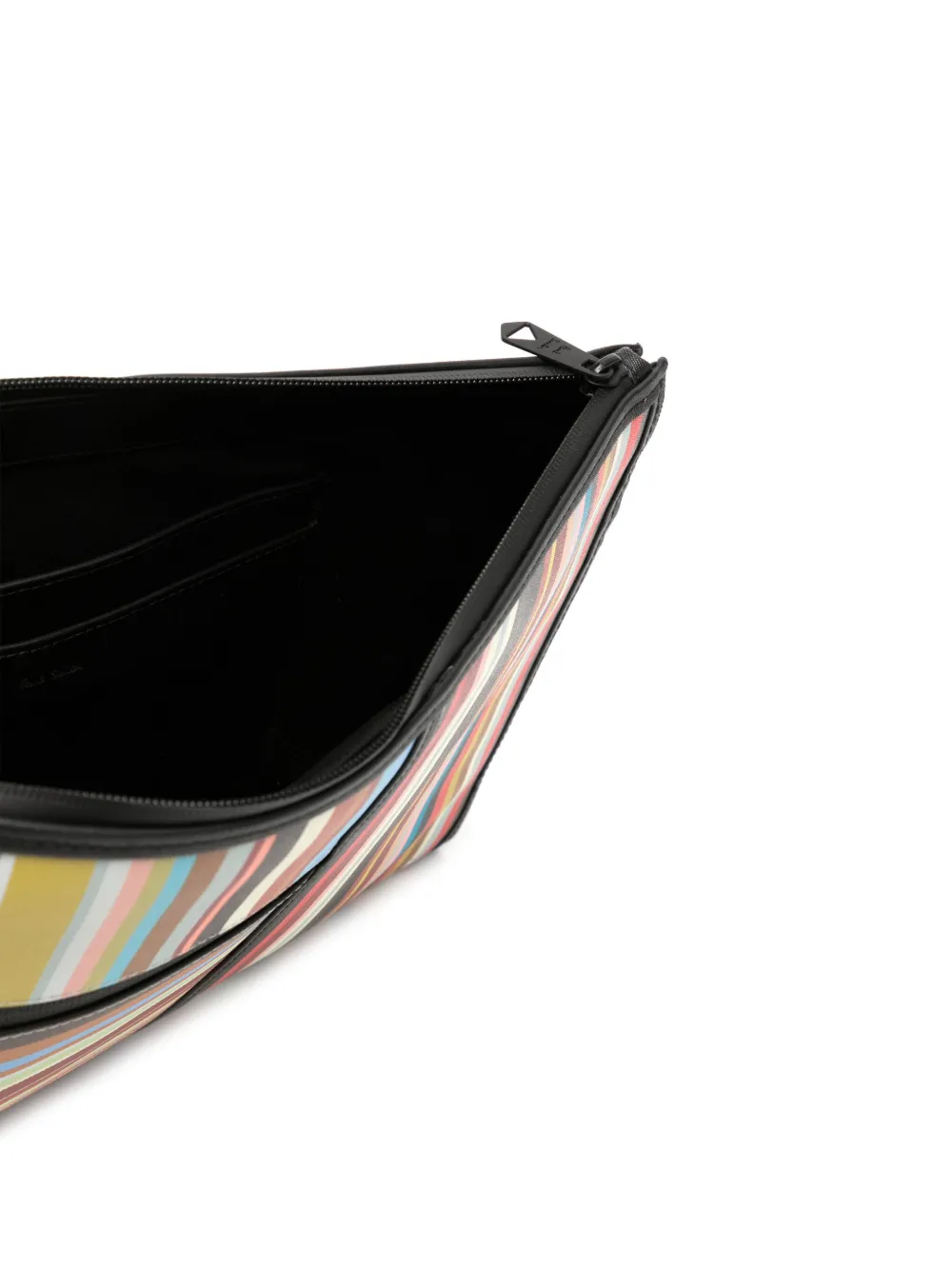 Paul Smith Striped Leather Clutch Bag | Multicolour | FARFETCH
