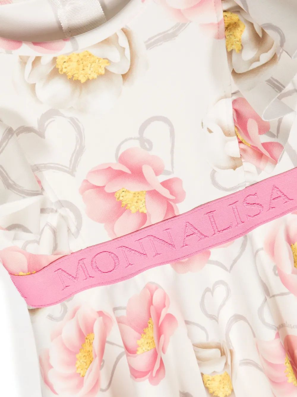 Monnalisa Vestido Con Logo En La Pretina | Neutro | FARFETCH MX