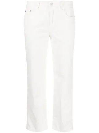 Closed Milo Cropped-Hose Aus Cord | Weiß | FARFETCH DE