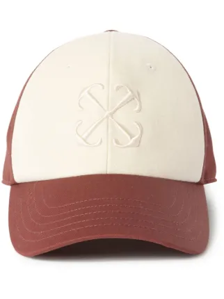 Off-White Arrows-embroidered Baseball Cap | White | FARFETCH