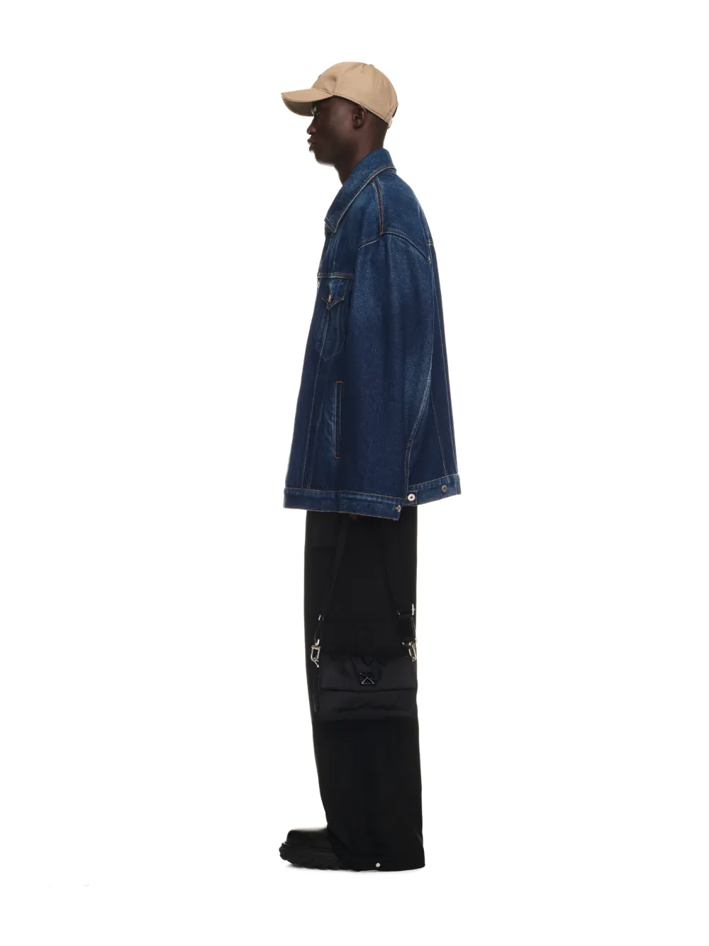 Arrow Tab Over Den Jacket in blue | Off-White™ Official HK