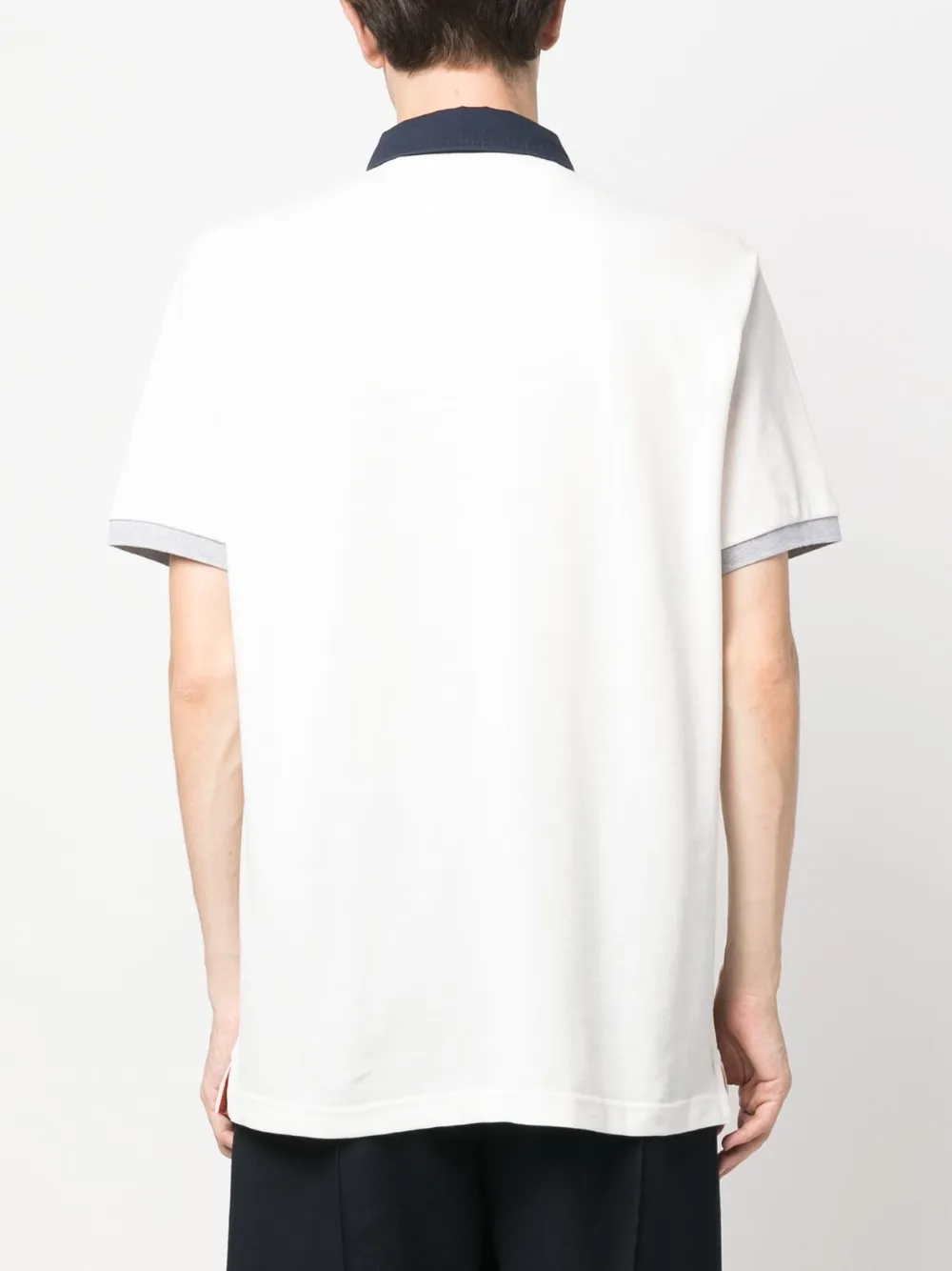 Hackett logo-embroidered Cotton Polo Shirt | White | FARFETCH