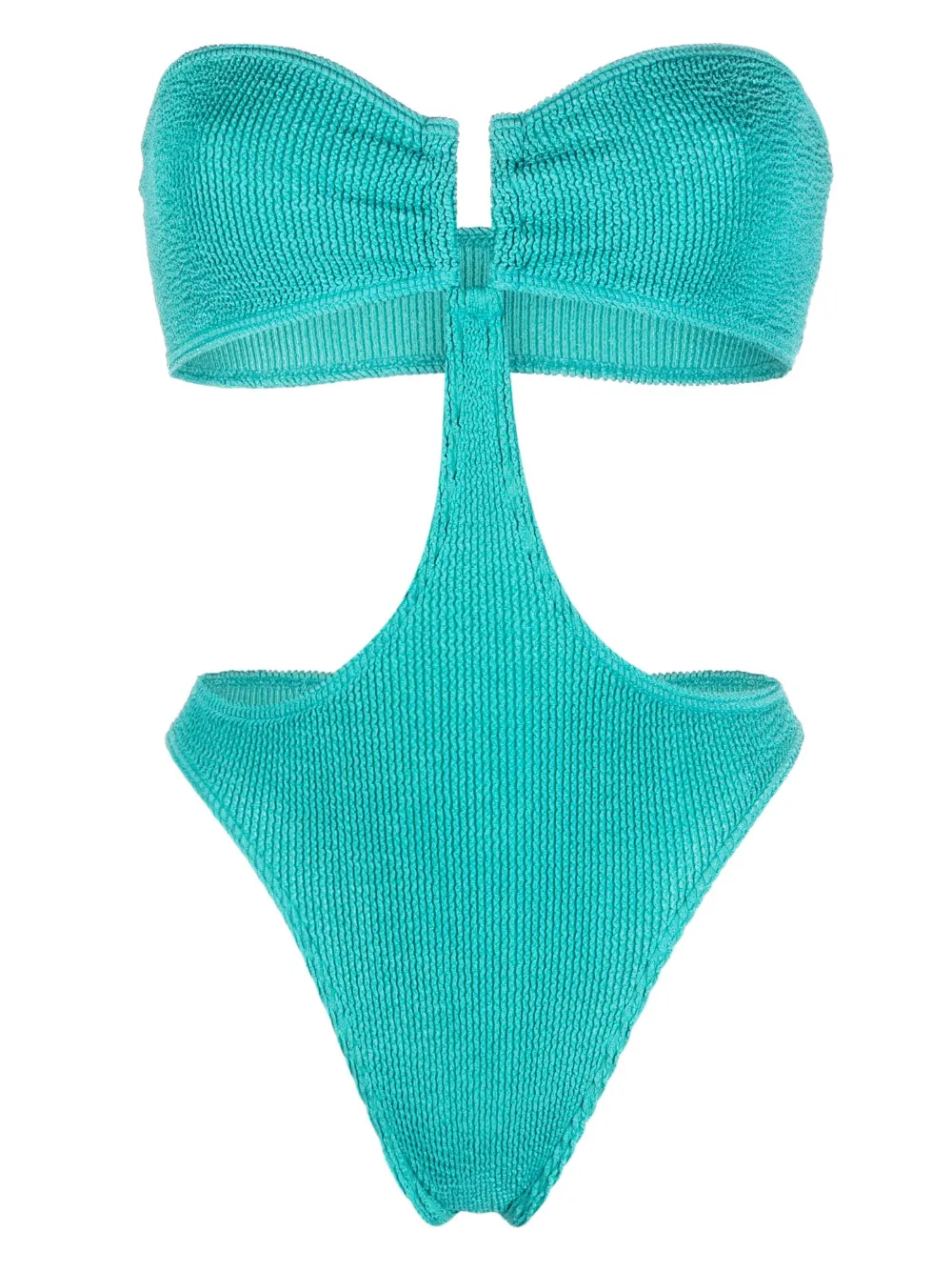 Bond-eye Crinkled cut-out Swimsuit - Farfetch