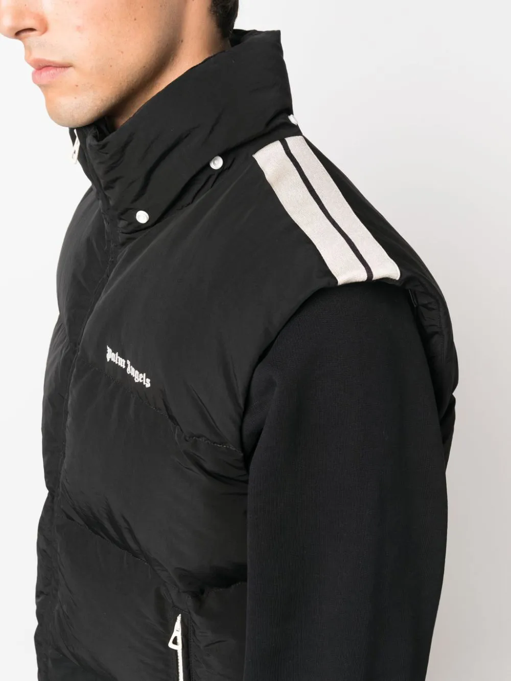 Palm Angels logo-embroidered Puffer Gilet - Farfetch