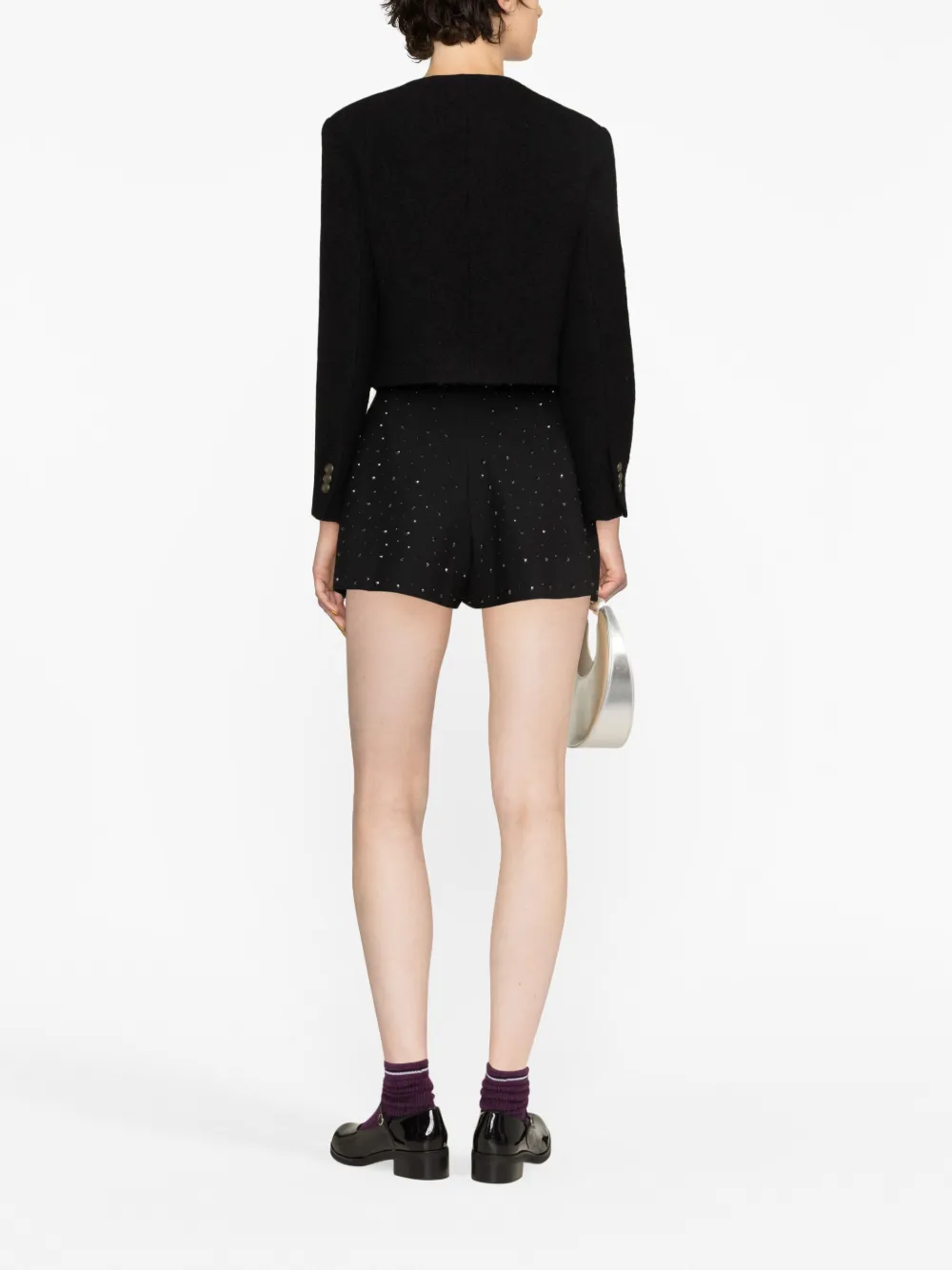 SANDRO cropped bouclé jacket | Smart Closet