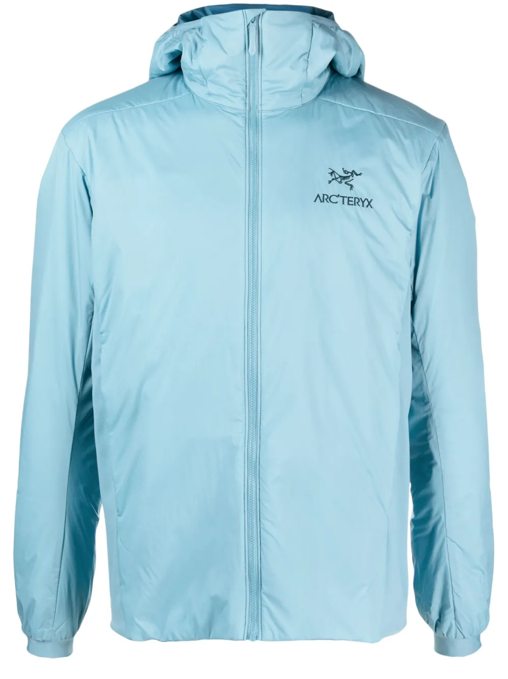Arc'teryx Arcteryx Mens Blue Atom Lt Padded Regular-fit Shell Hooded ...