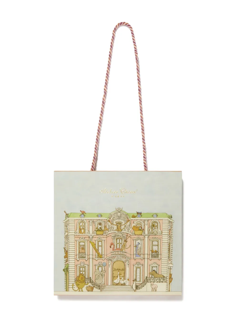 Atelier Choux graphic-print organic-cotton Carré - Farfetch