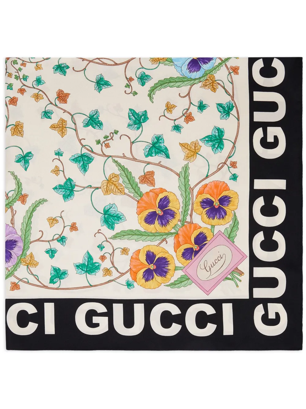 Gucci floral-print Silk Scarf - Farfetch