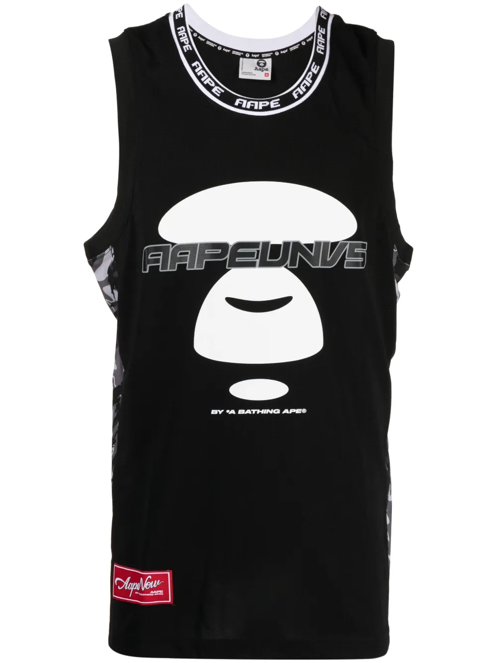 AAPE BY *A BATHING APE® logo-embellished Jersey Tank Top - Farfetch