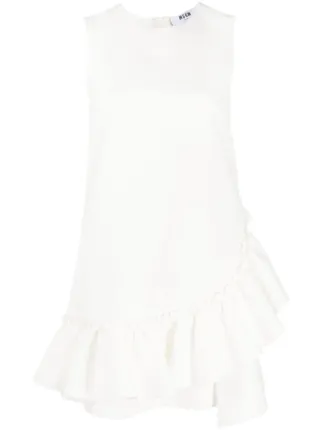 MSGM ruffled-trim Sleeveless Dress - Farfetch