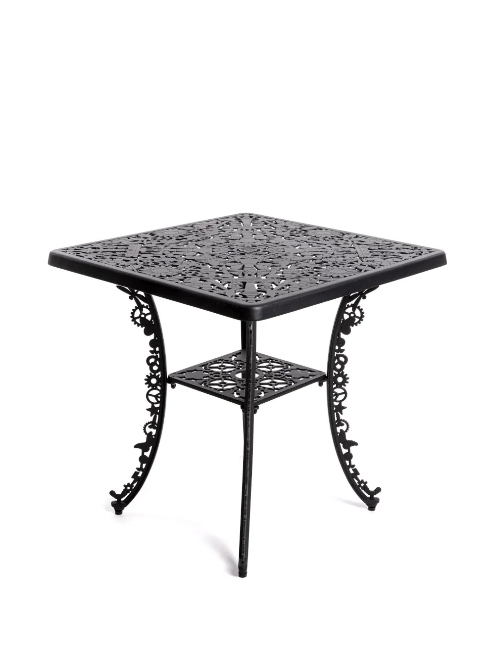 Seletti Industry Collection Aluminium Square Table | Black | FARFETCH