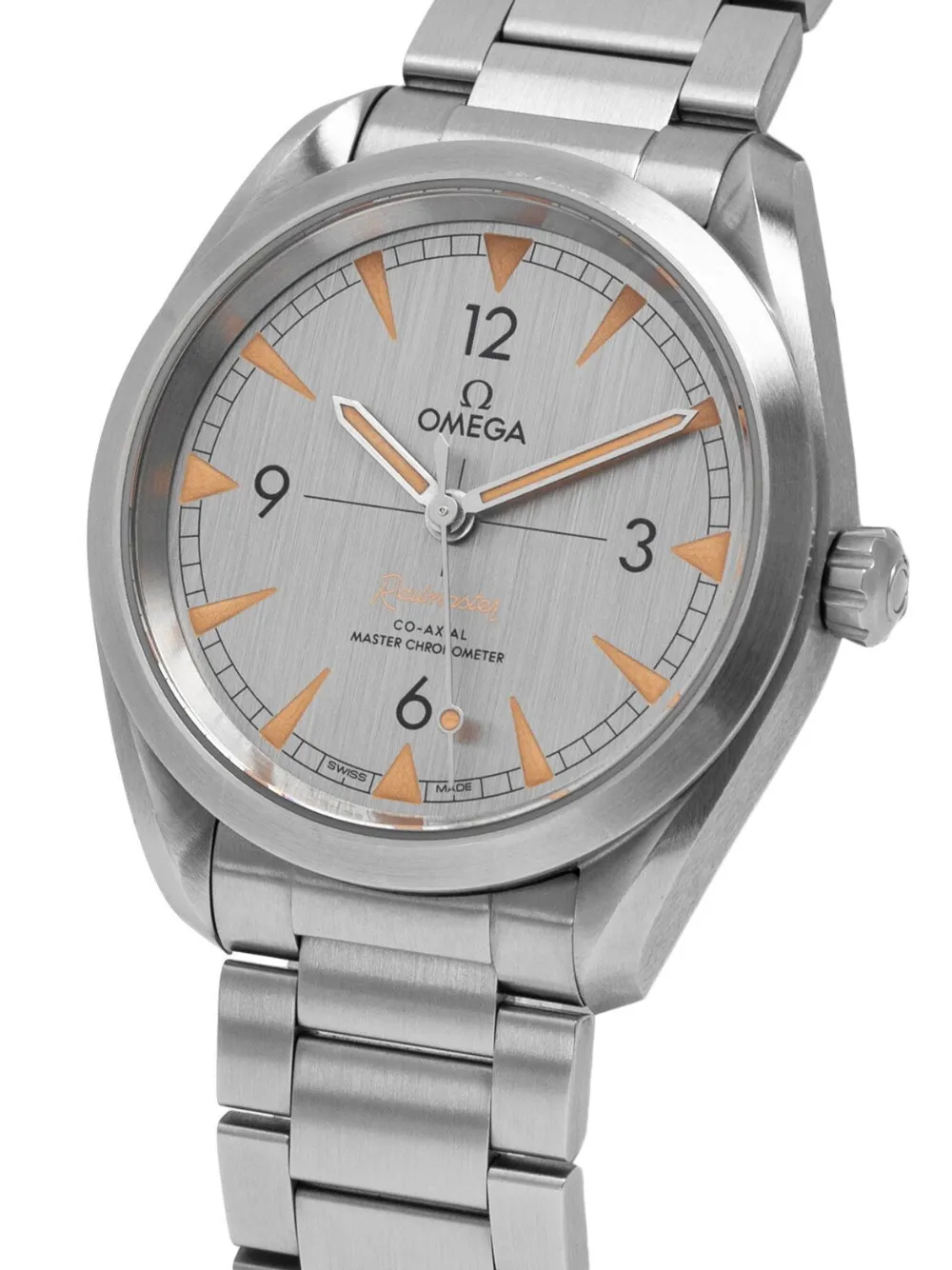 OMEGA 2021 pre-owned Railmaster 40mm | Grey | FARFETCH