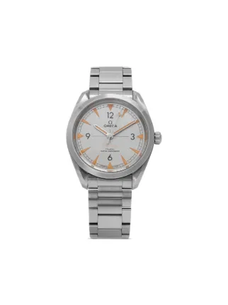 OMEGA 2021 pre-owned Railmaster 40mm | Grey | FARFETCH