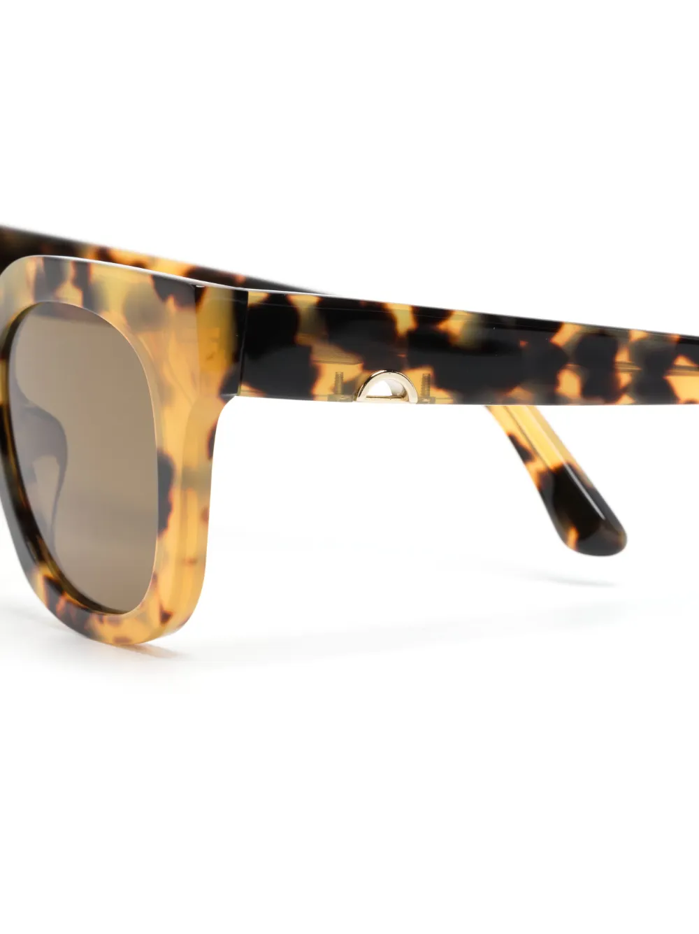 HUMA EYEWEAR Oversized tortoiseshell-effect Sunglasses | Neutrals ...