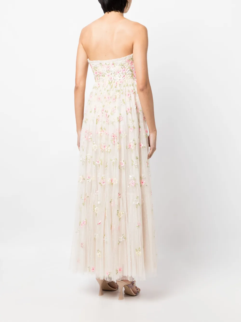 Needle & Thread Vestido Longo Freesia Sem Alça - Farfetch Needle & Thread Vestido Longo Freesia Sem Alça - Farfetch