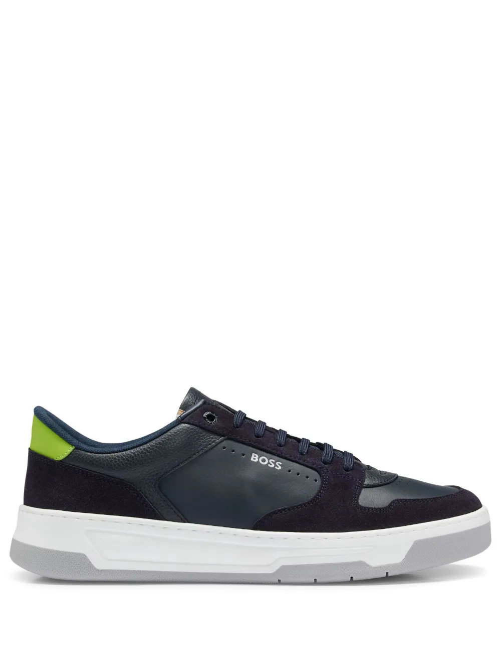 BOSS Baltimore lace-up Leather Sneakers | Black | FARFETCH