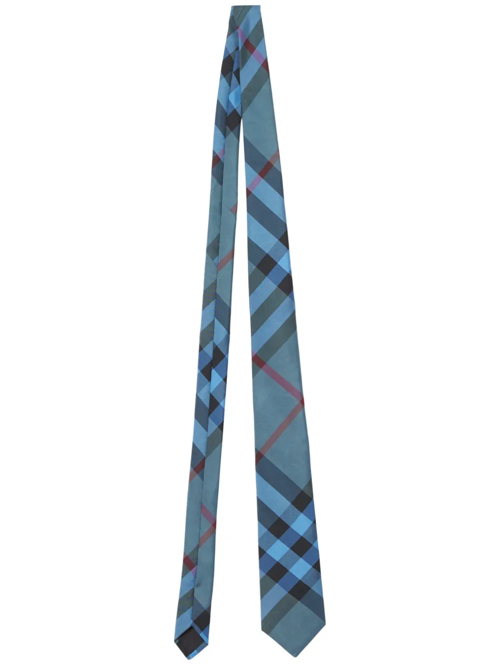 Burberry Check print Silk Tie Farfetch burberry-check-print-silk-tie-farfetch