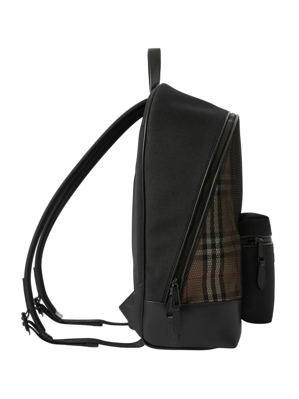 Burberry check-print embossed-logo Backpack - Farfetch