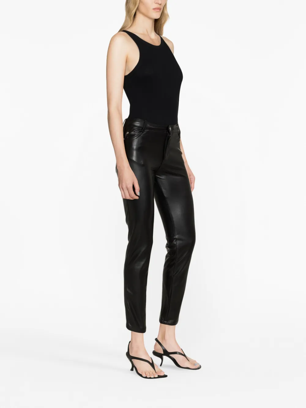 Ermanno Scervino Cropped Skinny Cut Trousers Farfetch