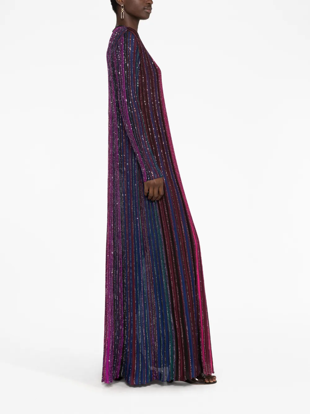 Missoni sequin-embellished Pleated Maxi Dress - Farfetch