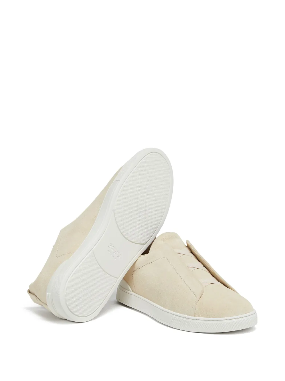 Zegna Tênis Cano Baixo Triple Stitch - Farfetch