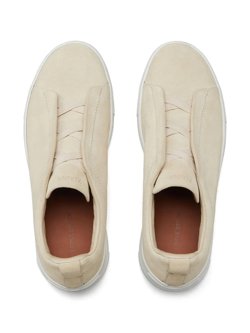 Zegna Tênis Cano Baixo Triple Stitch - Farfetch