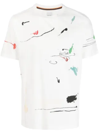 Paul Smith graphic-print T-shirt | White | FARFETCH UK