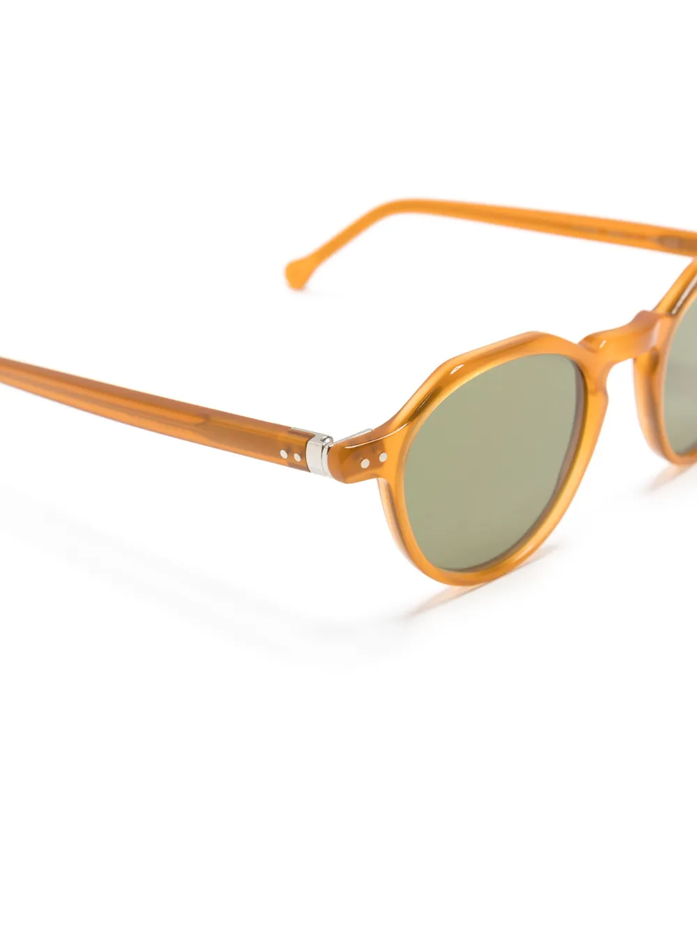 Lesca round-frame Tinted Sunglasses | Neutrals | FARFETCH