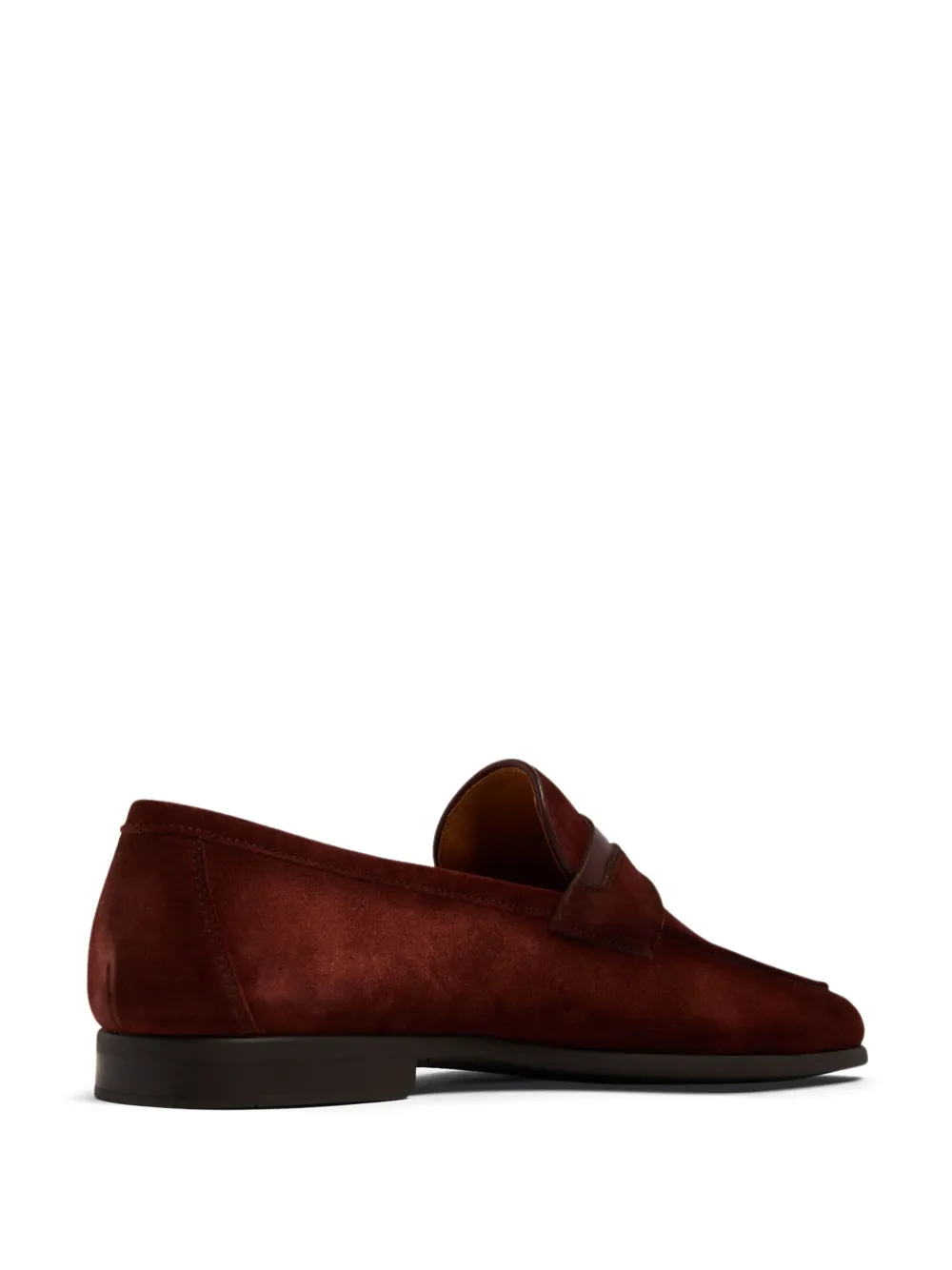 Magnanni penny-slot Suede Loafers | Red | FARFETCH