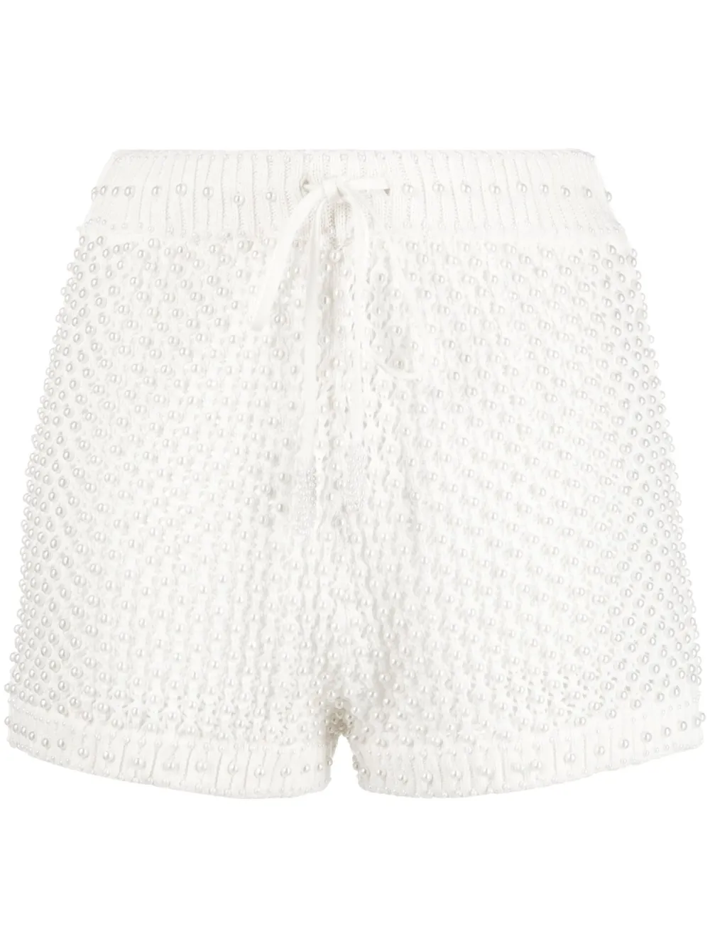 Retrofete Faux pearl Embellished Shorts Farfetch Retrofete Faux pearl Embellished Shorts Farfetch