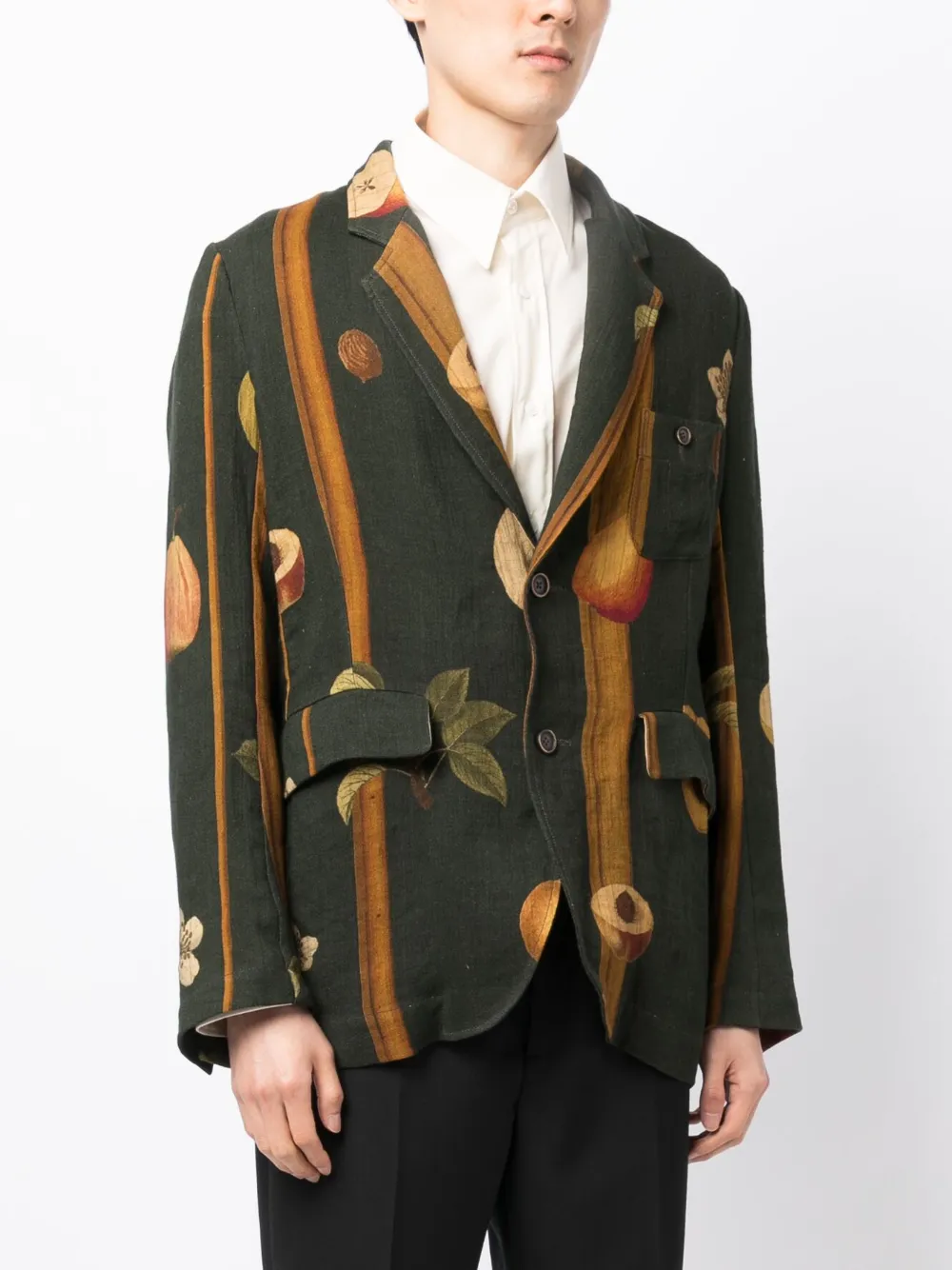 Uma Wang Fruit-print Jai Jacket In Green | ModeSens
