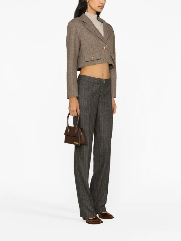 Single Breasted Crop Blazer