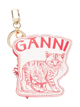 GANNI logo-print Pouch | Neutrals | FARFETCH AO
