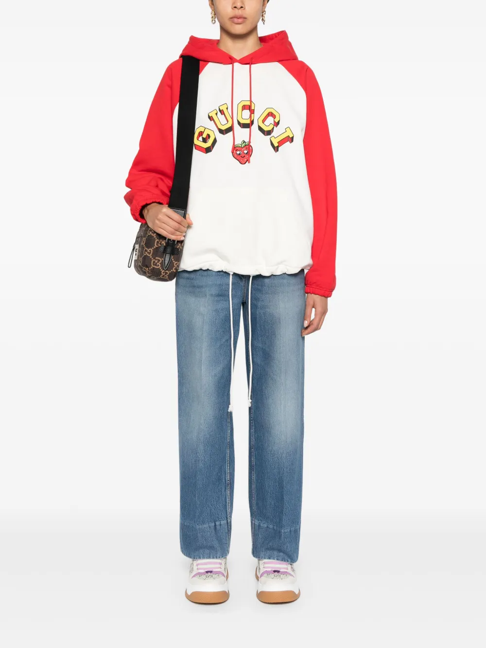 Gucci logo-patch Jeans - Farfetch