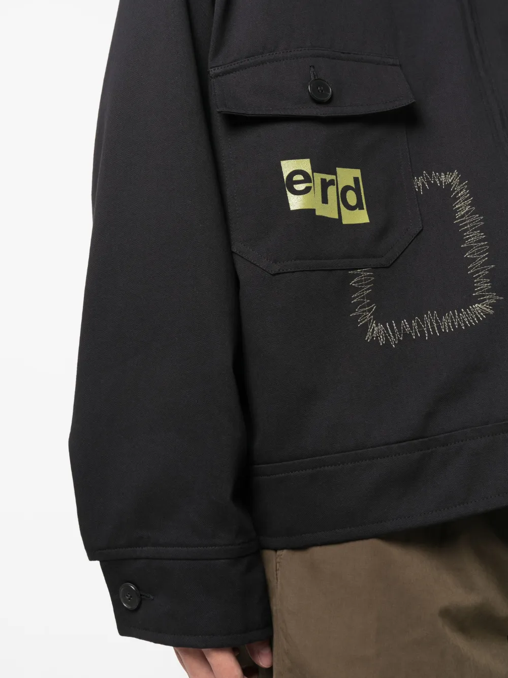 Enfants Riches Déprimés logo-print Cotton Jacket - Farfetch Enfants Riches Déprimés logo-print Cotton Jacket - Farfetch