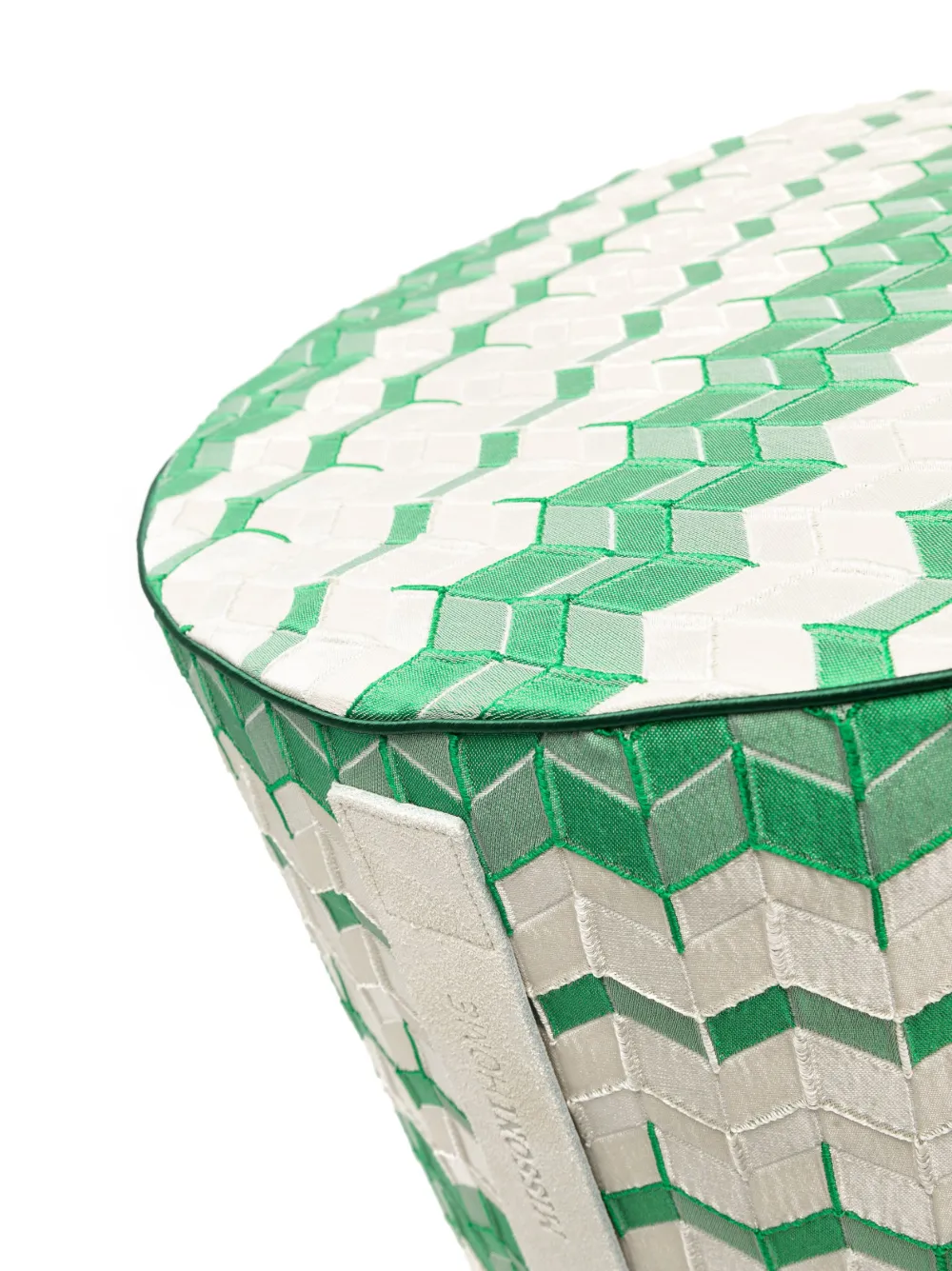 Missoni Home zigzag-design cylinder-shape Pouf | White | FARFETCH Missoni Home zigzag-design cylinder-shape Pouf | White | FARFETCH