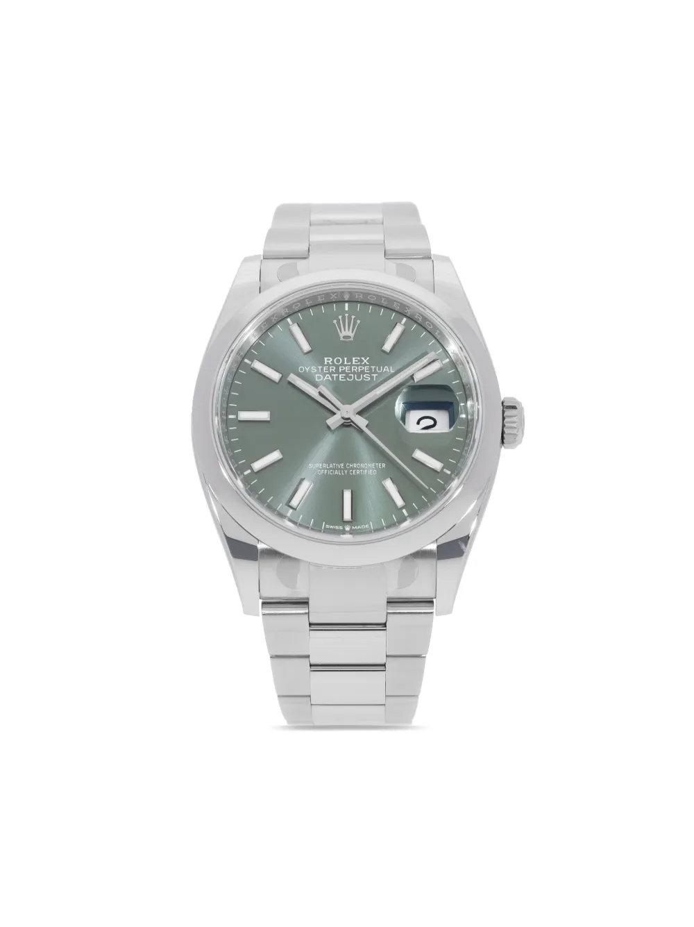 Rolex 2023 Unworn Datejust 36mm In Green | ModeSens